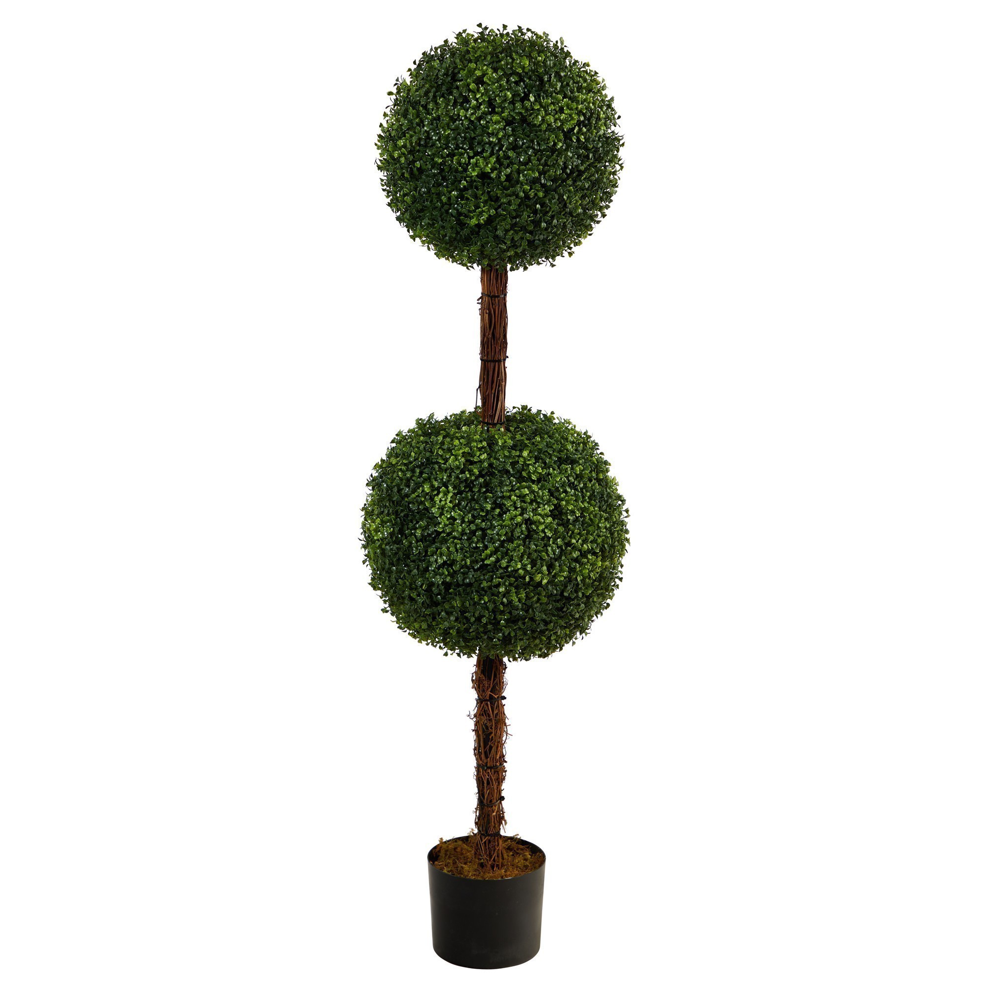 Earthflora > Exquisite Decor Artificial Topiaries > 4.5’ Boxwood Double ...